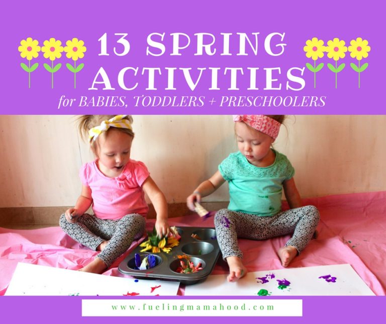 13 toddler activities for spring - Fueling Mamahood