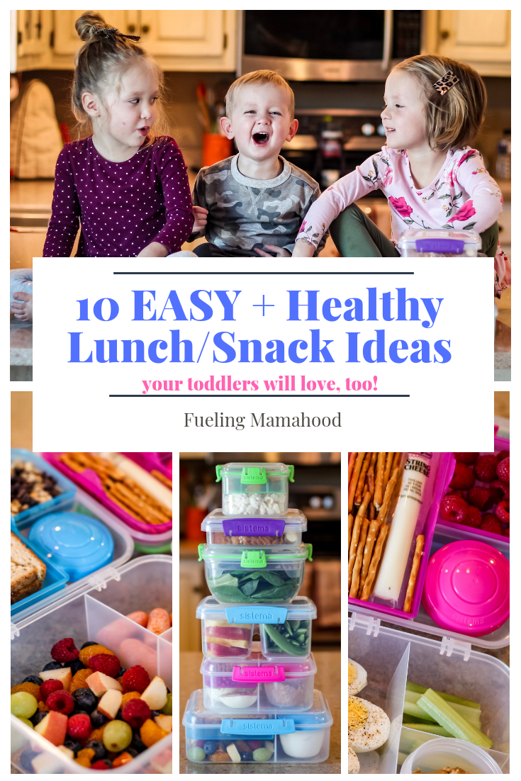 10 easy + healthy lunch / snacks for the family | sistema - Fueling ...