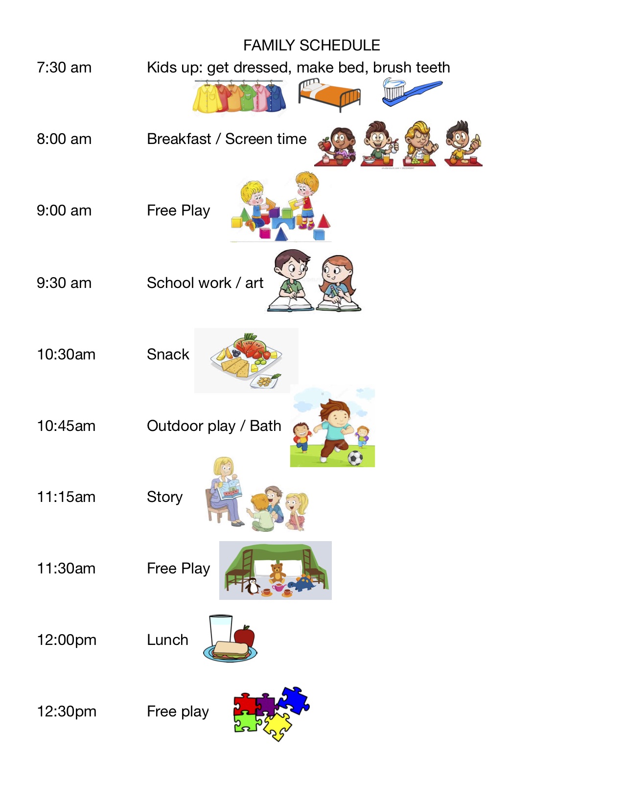 our daily schedule during COVID-19 - Fueling Mamahood